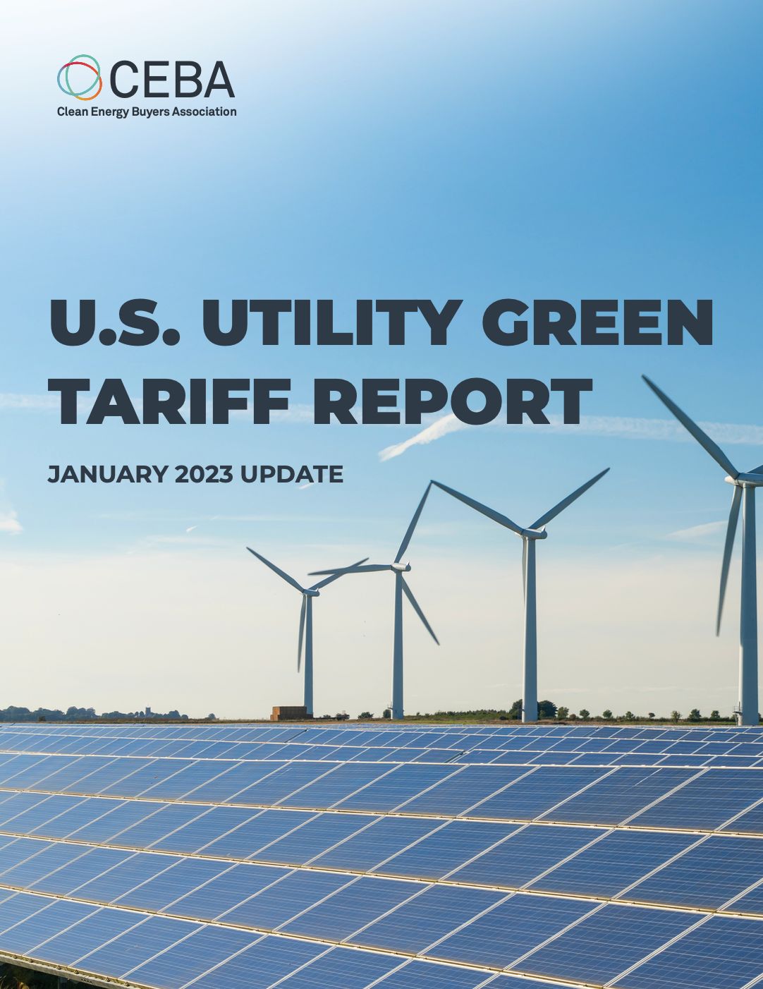 U.S. Utility Green Tariff Report: January 2023 Update - CEBA ...